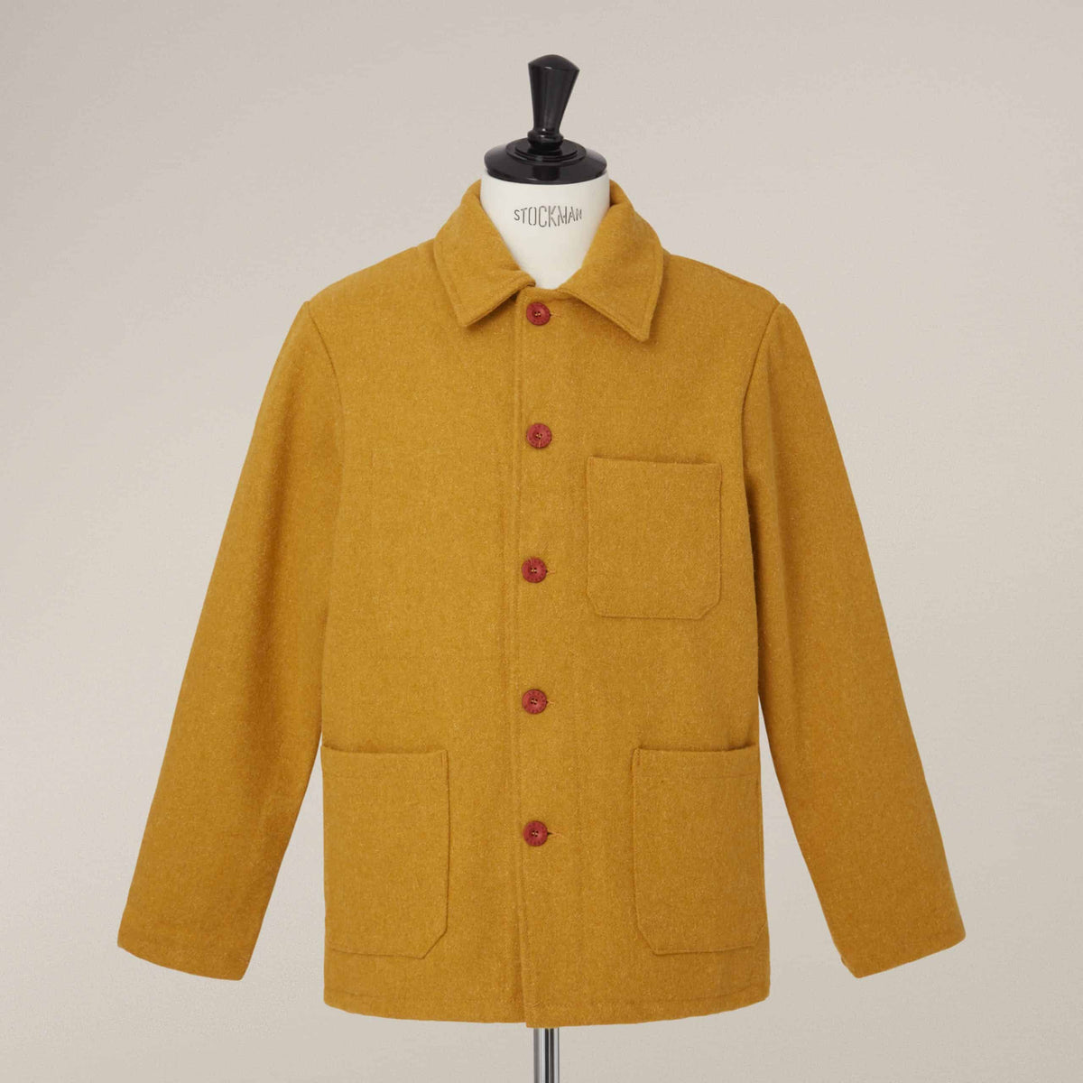 Le Laboureur Wool Work Jacket (Safran/Red) – kyo journal